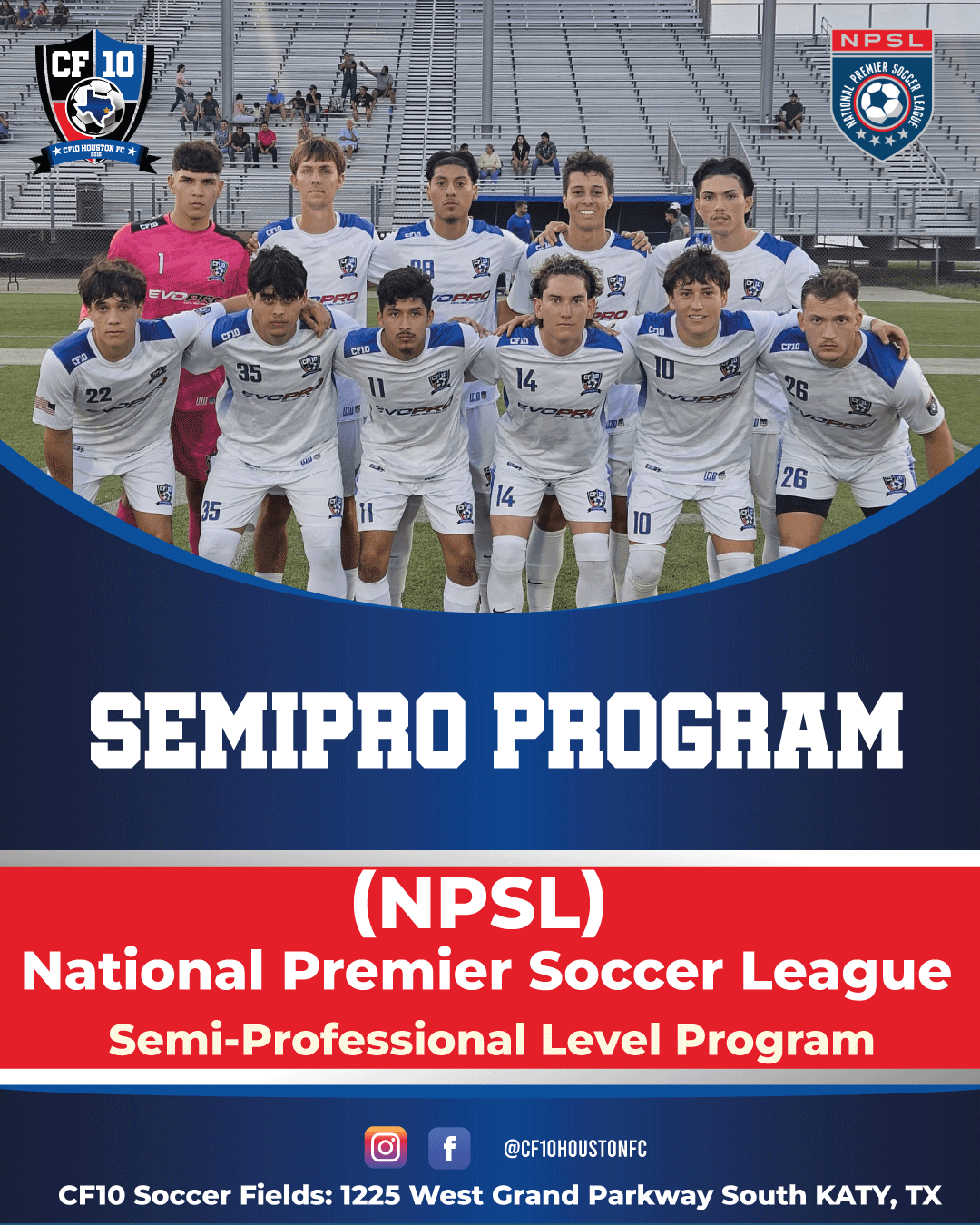 CF10 Houston FC - Youth & Competitive Soccer Programs in Katy TX